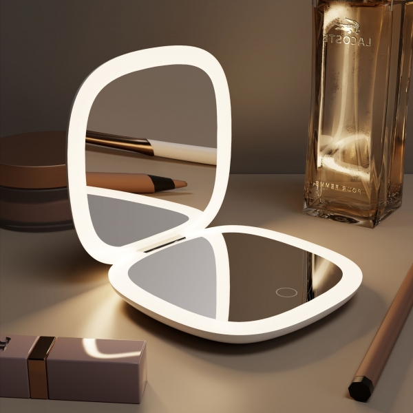 RM312 Led Pocket Compact Mirror - compact mirror manufacturers