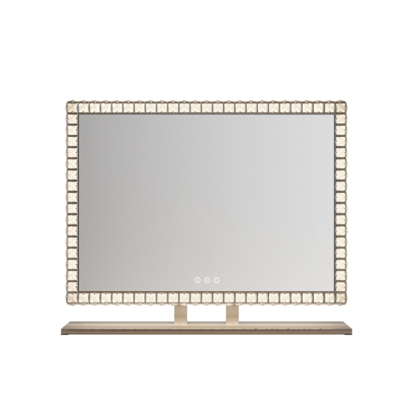 DP501 LED Crystal Vanity Mirror: Large Crystal Mirror with Lights ...